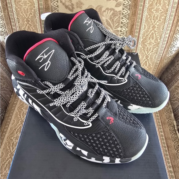 Shaq | Shoes | Shaq Speed Demon Black And White Mens Basketball Shoes ...